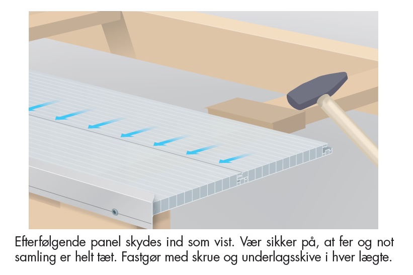 16mm Click-Step® 2-lags klar termoplade 0,2 x 3m