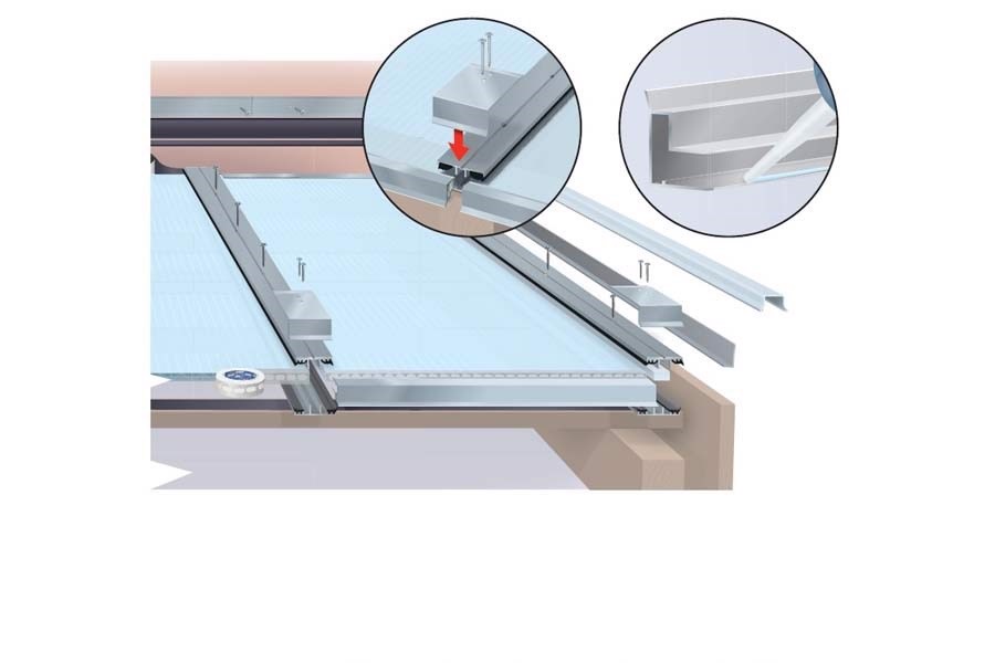 Alu top/bundprofil RIATHERM® 3000mm